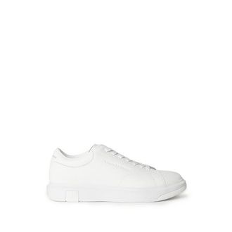 A|X Armani Exchange Baskets unies en cuir
