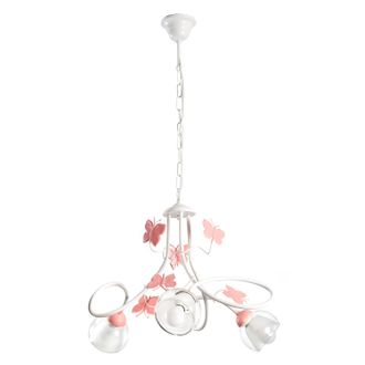 Onli Pendelleuchte Modern 3 luci Wei&szlig;/Rosa