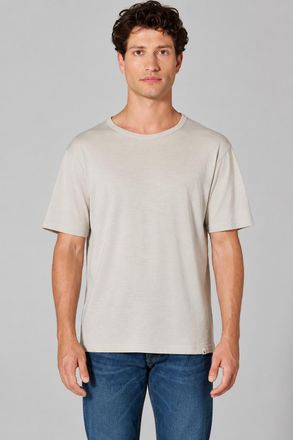 Hempage Hempage Herren vegan T-Shirt Slub Jersey Thistle Beige