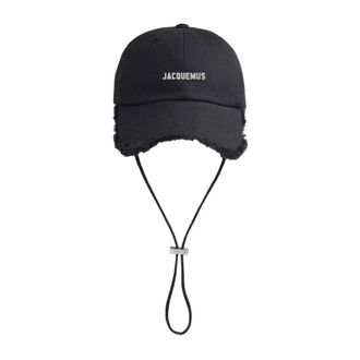 Jacquemus Schwarze H&uuml;te f&uuml;r einen stilvollen Look - - Accessories - Damen - Schwarzk - ONE SIZE