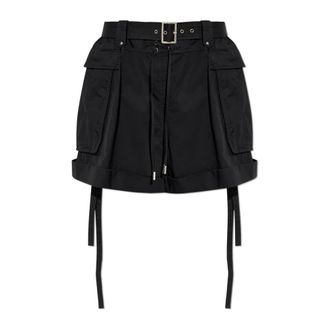 Alexander McQueen Damen, Shorts, Schwarzk, MGr&ouml;&szlig;e