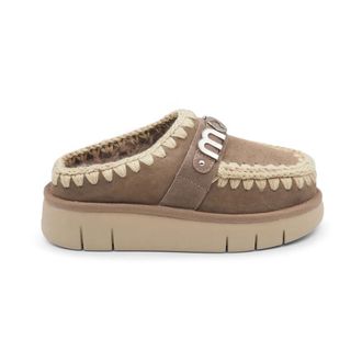 Mou Graue Elefanten Hausschuhe mit Bounce Logo - - Shoes - Damen - Braun - 37 EU