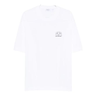 Off-white Offline Half Arrow Skate S/S Tee - - Tops - Herren - Wei&szlig; - S