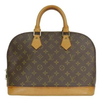 Louis Vuitton Sac &agrave; main vintage en toile Pre-owned - Femme - Pre-owned - Brun - Taille: ONE Size