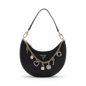 Guess Femme, Sacs, Noir, Taille: ONE Size Mini Sac &agrave; Main avec Poign&eacute;e