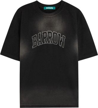 Barrow Barrow, Homme, Tops, Noir, Taille: XS T-Shirt en jersey