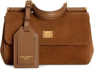 Dolce & Gabbana Mini Sac &agrave; Main My Sicily En Cro&ucirc;te De Cuir