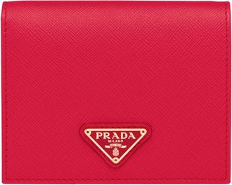 Prada Kleines Portemonnaie aus Saffiano Leder