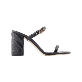 Alexander McQueen Leder heels - - Shoes - Damen - Schwarzk - 35 EU
