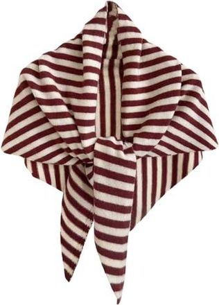 Generic Poncho Femme Hiver Chaud Chale Femme Hiver Chaud Cape Femme Effet enveloppant Ch&acirc;le Ray&eacute; L&eacute;ger Doux Polyvalent Contraste Couleur Look Quotidien &Eacute;l&eacute;gan