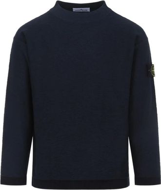 Stone Island Homme, Pulls, Bleu, Taille: M Maglia collo vulcano zip