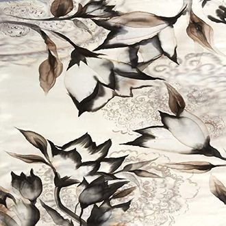 Homemania Teppich Bedruckt Flower Garden-Übersicht - Dekoration für Haus, rutschfest, für Wohnzimmer, Wohnzimmer, Schlafzimmer, Mehrfarbig aus Polyester, Baumwo