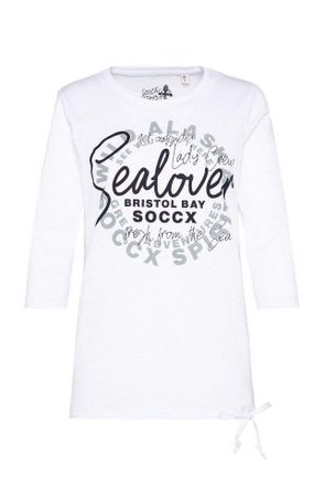 soccx Rundhalsshirt aus Baumwolle