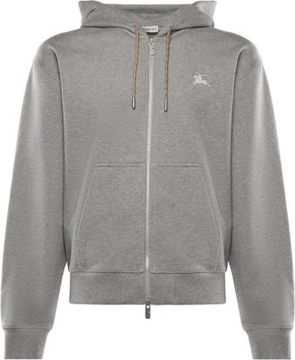 Burberry Homme, Sweatshirts et sweats &agrave; capuche, Gris, Taille: S Sweat &agrave; capuche zipp&eacute;