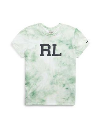 Ralph Lauren BLEACH-PRINT RL JERSEY CREWNECK TEE