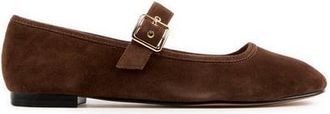 Geox Ballerines AZLEA WOMAN &agrave; boucle en cuir de ch&egrave;vre
