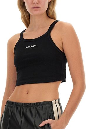 Palm Angels Cotton Tank Top - Black