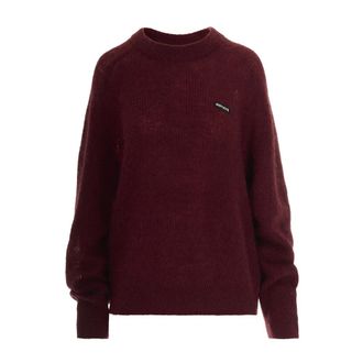 Rotate Rotate Birger Christensen, Femme, Pulls, Rouge, Taille: 36 FR Collection de Pulls en Mohair