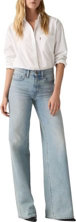 Levi's Damen 728 HR Wide Leg Jeans, Headwinds Ahead, 28W x 34L