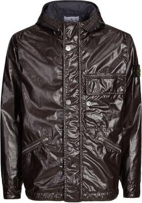 Stone Island Veste à capuche en coton mélangé