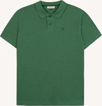Faguo Polo vert sapin coton - MONTGE