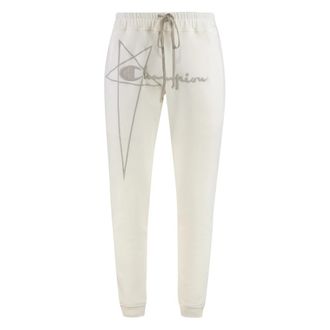 Rick Owens Cotton Sweatpants - - Trousers - Herren - Beige - XL