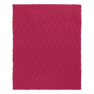 Malo Kaschmir Gerippter Strickkragen Pullover - - Accessories - Damen - Rosa - ONE SIZE