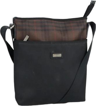 Burberry unisex, Pre-owned, Noir, Taille: ONE Size Sac bandouli&egrave;re en nylon Pre-owned
