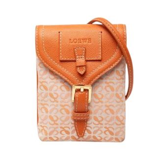 Loewe Pre-owned Anagram Crossbody - - Pre-owned - Damen - Orange - ONE SIZE