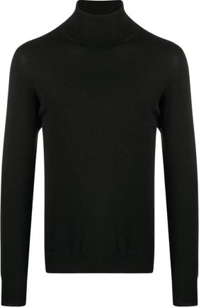 La Fileria Maglia in Lana Vergine - - Knitwear - Herren - Schwarzk - L