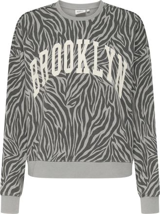 Only Onlleo L/S O-Neck Pullover Text SWT