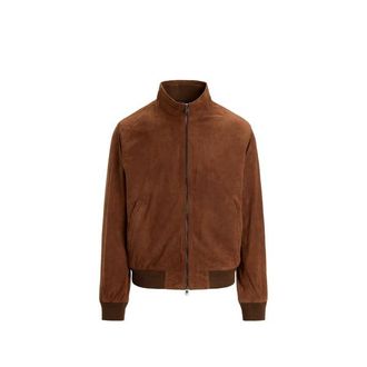 Polo Ralph Lauren Veste col montant en cuir