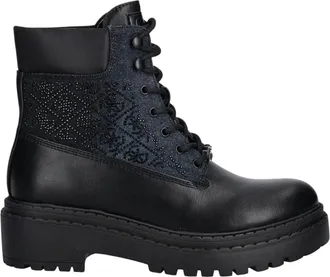 Guess Femme, Chaussures, Noir, Taille: 39 EU Botte &agrave; lacets Den10