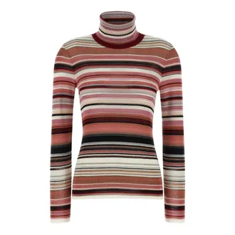 Missoni Gestreifter Rollkragenpullover - - Knitwear - Damen - Mehrfarbig - XS