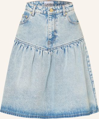 Ganni Jeansrock blau