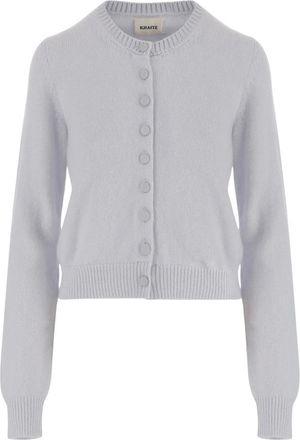 Khaite Femme, Pulls, Bleu, Taille: 40 FR Everheart Cashmere Cardigan