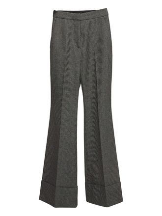 Stella McCartney Ausgestellte Hose - Grau