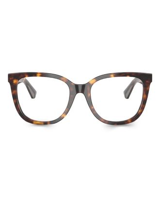 Burberry Sunglasses lunettes de vue à monture carrée - Marron