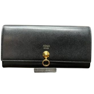 Fendi Portefeuille long (bi-pli) Pre-owned - Femme - Pre-owned - Noir - Taille: ONE Size
