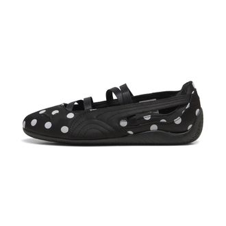 Puma Sneakers &agrave; pois Speedcat Ballet Femme, Chaussures, Noir, 35.5