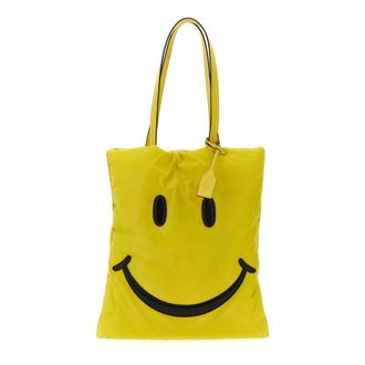 Moschino Femme, Sacs, Jaune, Taille: ONE Size Smiley Shopping Bag