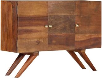 vidaXL Sideboard Braun Altholz Massiv 110x30x75 cm Vidaxl