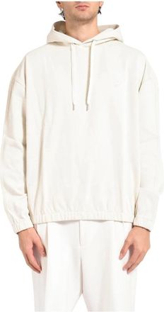 HUGO BOSS Homme, Sweatshirts et sweats à capuche, Blanc, Taille: S SweaT-shirts