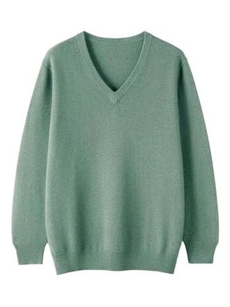 Generic Pull chaud classique en cachemire doux pour homme - Pull décontracté uni à manches longues, EN8, XL