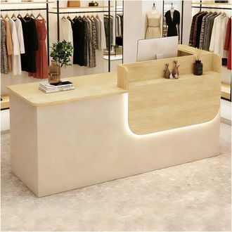 Generic LED-Lichtleiste f&uuml;r die Schublade der Rezeptionstheke Rezeptionstresen mit Theke Rezeptionstisch mit Stauraum Kassentresen f&uuml;r B&uuml;ro Einzelhandel Lobby