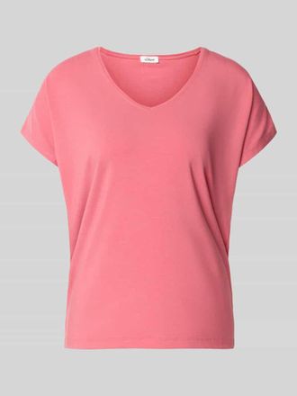 s.Oliver Red Label Relaxed Fit T-Shirt aus Viskose-Mix