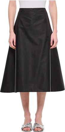 Marni Femme, Jupes, Noir, Taille: 34 FR Jupe Midi Trap&egrave;ze