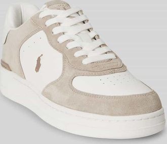 Polo Ralph Lauren Low Top Sneaker aus echtem Leder