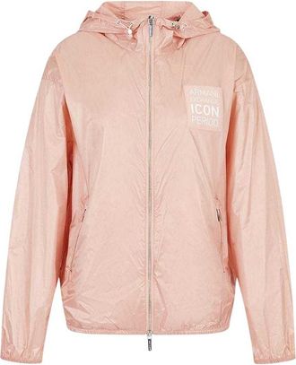 A|X Armani Exchange Jacke f&uuml;r Damen, Durchgehender Rei&szlig;verschluss (Pink)