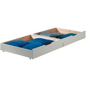 Les Tendances Les Tendances - Lot de 2 tiroirs 97x88x20 cm blanc - pino